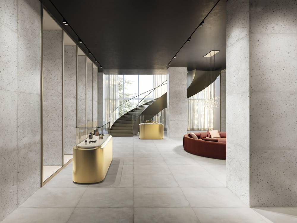 Waxed Surface Look Porcelain Tiles | Refin Cera